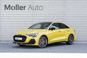 Dzeltens Audi S3 2025 Mārupe, ar dzinēja tilpumu 2.00 L un nobraukumu 14 tūkst. km par 55900 €, foto  vietnē AUTOMOTO.COM.LV