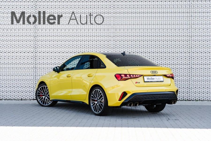 Dzeltens Audi S3 2025 Mārupe, ar dzinēja tilpumu 2.00 L un nobraukumu 14 tūkst. km par 55900 €, foto 4 vietnē AUTOMOTO.COM.LV