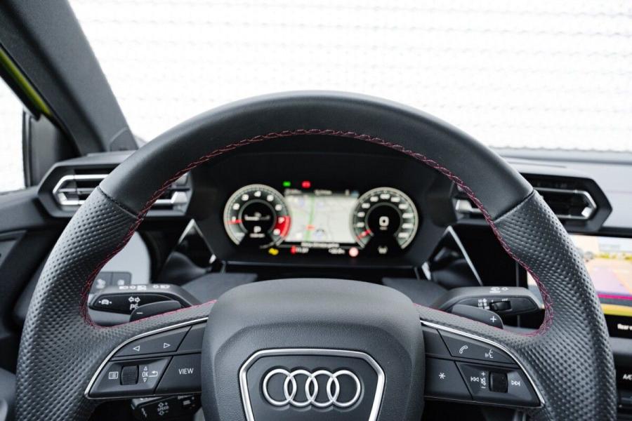 Dzeltens Audi S3 2025 Mārupe, ar dzinēja tilpumu 2.00 L un nobraukumu 14 tūkst. km par 55900 €, foto 19 vietnē AUTOMOTO.COM.LV