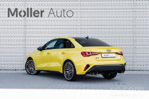 Yellow Audi S3 2025 in Riga, with an engine capacity of 2.00 L and mileage of 14 thousand km for 55900 €, photo 4 on AUTOMOTO.COM.LV