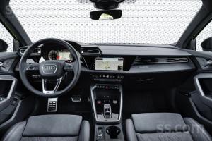Yellow Audi S3 2025 in Riga, with an engine capacity of 2.00 L and mileage of 14 thousand km for 55900 €, photo 7 on AUTOMOTO.COM.LV