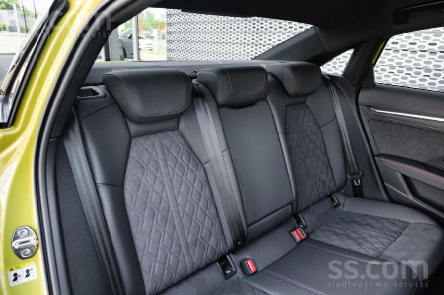Yellow Audi S3 2025 in Riga, with an engine capacity of 2.00 L and mileage of 14 thousand km for 55900 €, photo 33 on AUTOMOTO.COM.LV