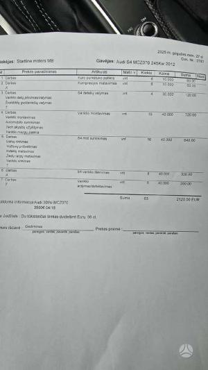 Melns Audi S4 2013 Ukmergė, ar dzinēja tilpumu 3.00 L un nobraukumu 184 tūkst. km par 9800 €, foto 16 vietnē AUTOMOTO.COM.LV
