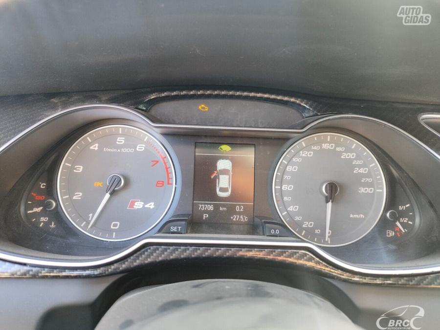 Black Audi S4 2013 in Avizieniai, with an engine capacity of 3.00 L and mileage of 74 thousand km for 6900 €, photo 27 on AUTOMOTO.COM.LV