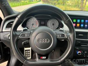 Black Audi S4 2014 in Riga, with an engine capacity of 3.00 L and mileage of 138 thousand km for 18500 €, photo 15 on AUTOMOTO.COM.LV