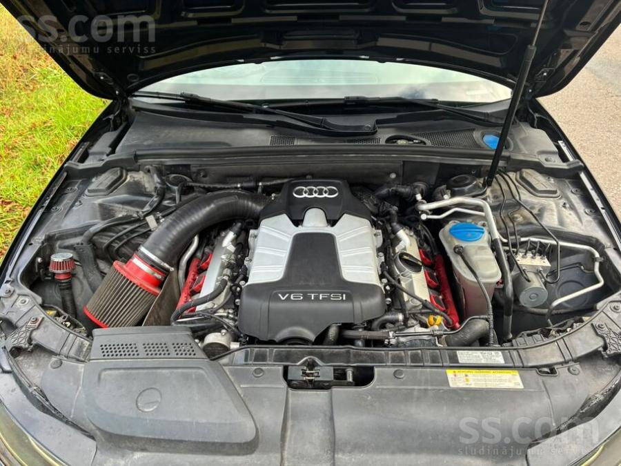 Black Audi S4 2014 in Riga, with an engine capacity of 3.00 L and mileage of 138 thousand km for 18500 €, photo 16 on AUTOMOTO.COM.LV