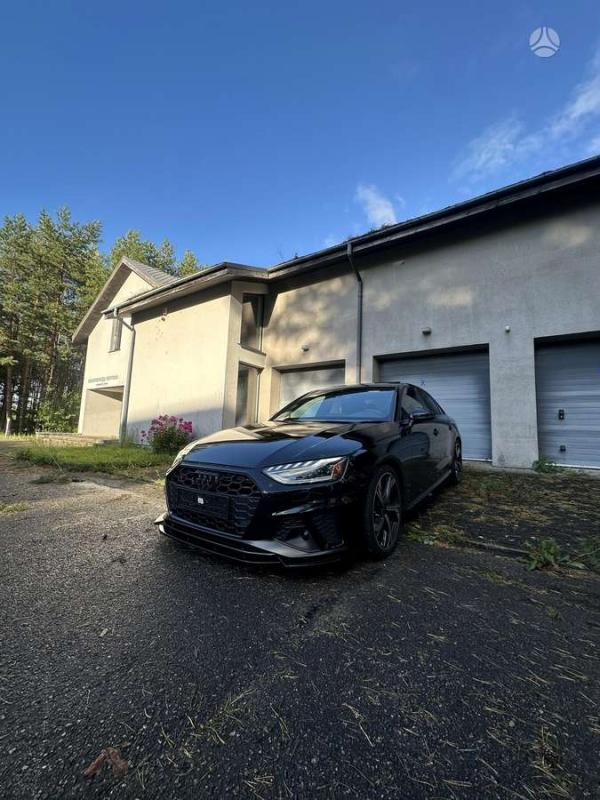 Black Audi S4 2021 in Vilnius, with an engine capacity of 3.00 L and mileage of 67 thousand km for 35400 €, photo 1 on AUTOMOTO.COM.LV