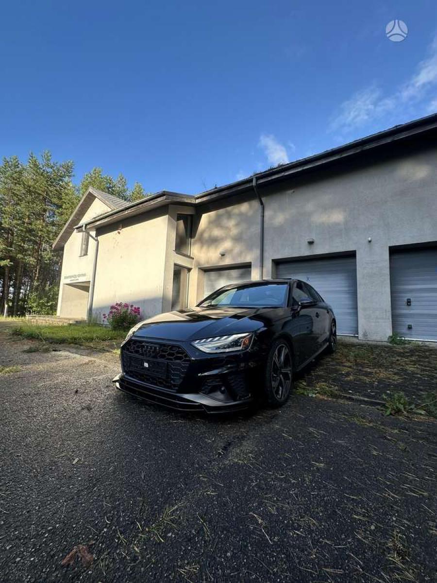 Black Audi S4 2021 in Vilnius, with an engine capacity of 3.00 L and mileage of 67 thousand km for 35400 €, photo 1 on AUTOMOTO.COM.LV