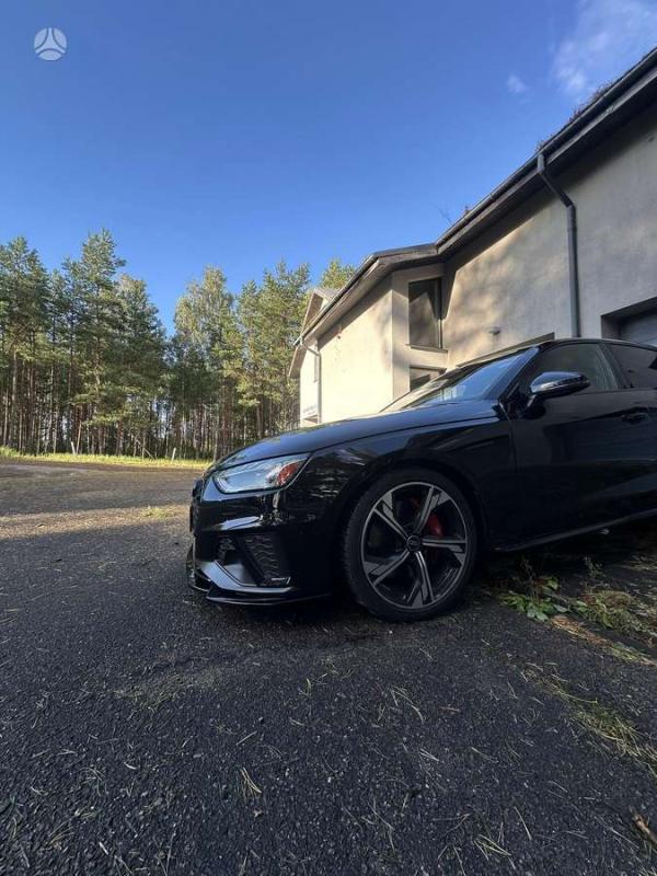 Black Audi S4 2021 in Vilnius, with an engine capacity of 3.00 L and mileage of 67 thousand km for 35400 €, photo 5 on AUTOMOTO.COM.LV