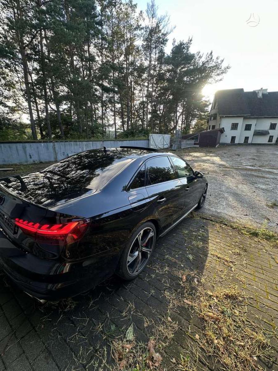 Black Audi S4 2021 in Vilnius, with an engine capacity of 3.00 L and mileage of 67 thousand km for 35400 €, photo 6 on AUTOMOTO.COM.LV