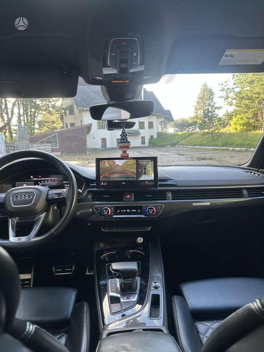 Black Audi S4 2021 in Vilnius, with an engine capacity of 3.00 L and mileage of 67 thousand km for 35400 €, photo 17 on AUTOMOTO.COM.LV