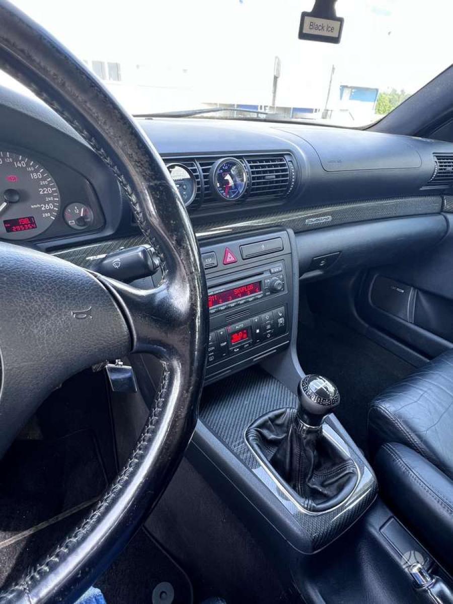 Melns Audi S4 2000 Tallina, ar dzinēja tilpumu 0.00 L un nobraukumu 295 tūkst. km par 10500 €, foto 13 vietnē AUTOMOTO.COM.LV