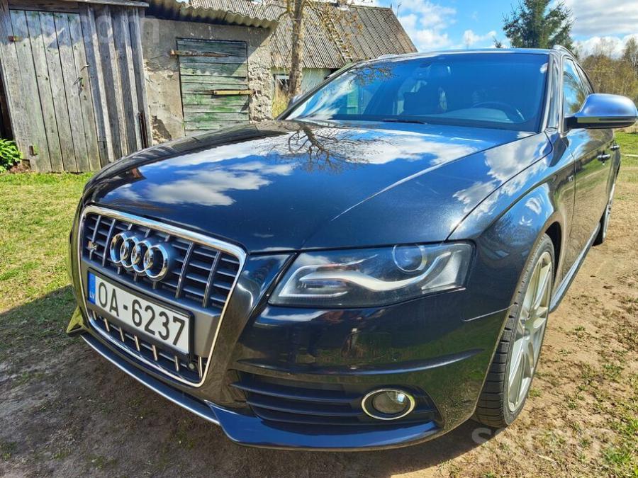 Melns Audi S4 2009 Rīga, ar dzinēja tilpumu 3.00 L un nobraukumu 271 tūkst. km par 9299 €, foto 1 vietnē AUTOMOTO.COM.LV