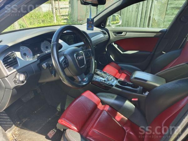 Black Audi S4 2009 in Riga, with an engine capacity of 3.00 L and mileage of 271 thousand km for 9299 €, photo 8 on AUTOMOTO.COM.LV