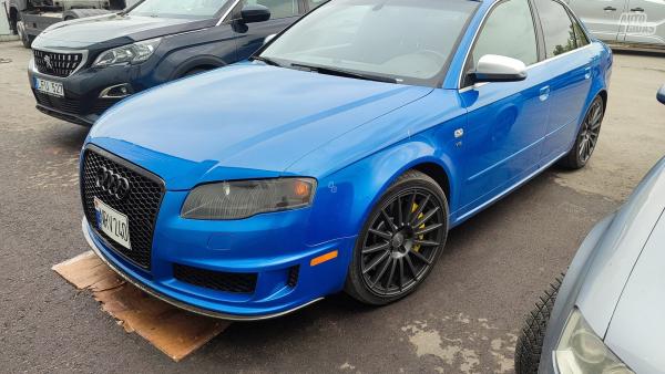Zils Audi S4 2007 Panevēža, ar dzinēja tilpumu 4.20 L un nobraukumu 240 tūkst. km par 6500 €, foto 2 vietnē AUTOMOTO.COM.LV