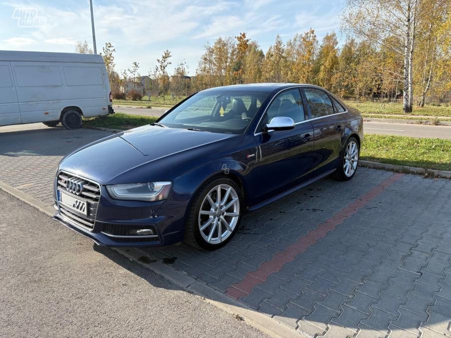 Blue Audi S4 2013 in Vilnius, with an engine capacity of 3.00 L and mileage of 251 thousand km for 12800 €, photo 4 on AUTOMOTO.COM.LV