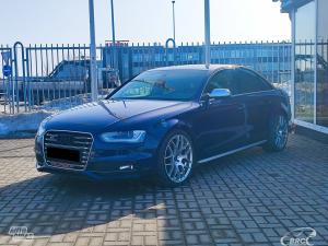 Zils Audi S4 2014 Avižieniai, ar dzinēja tilpumu 3.00 L un nobraukumu 125 tūkst. km par 12900 €, foto  vietnē AUTOMOTO.COM.LV