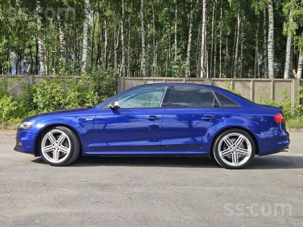 Blue Audi S4 2015 in Riga, with an engine capacity of 3.00 L and mileage of 194 thousand km for 15000 €, photo 6 on AUTOMOTO.COM.LV