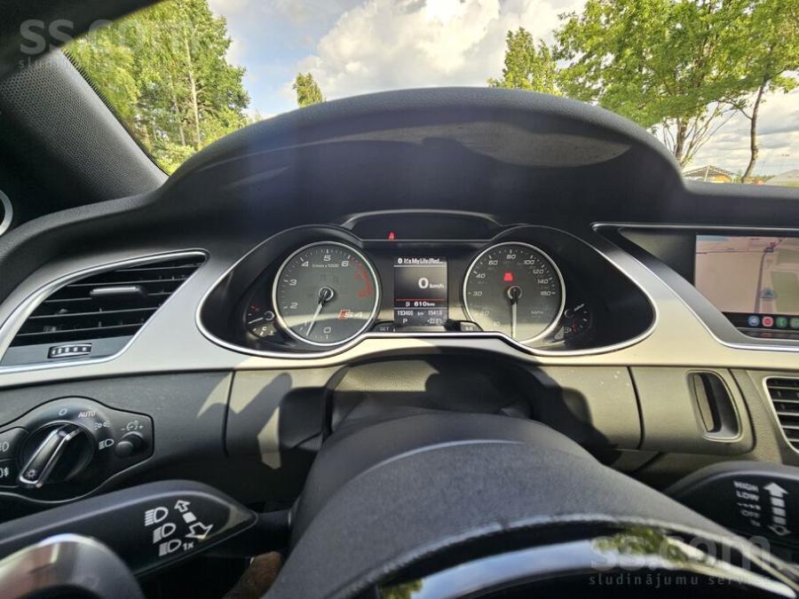 Blue Audi S4 2015 in Riga, with an engine capacity of 3.00 L and mileage of 194 thousand km for 15000 €, photo 12 on AUTOMOTO.COM.LV