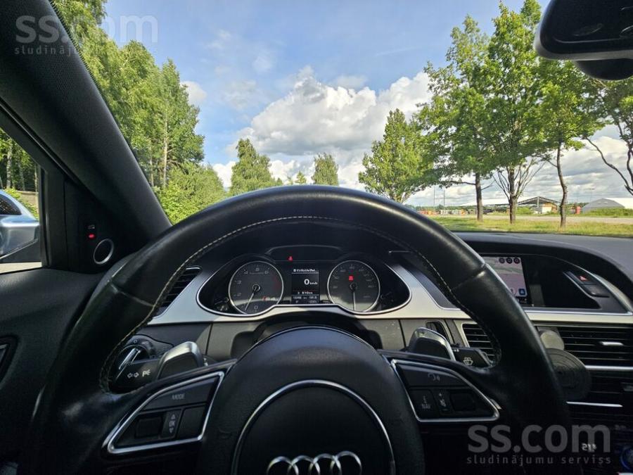 Blue Audi S4 2015 in Riga, with an engine capacity of 3.00 L and mileage of 194 thousand km for 15000 €, photo 14 on AUTOMOTO.COM.LV