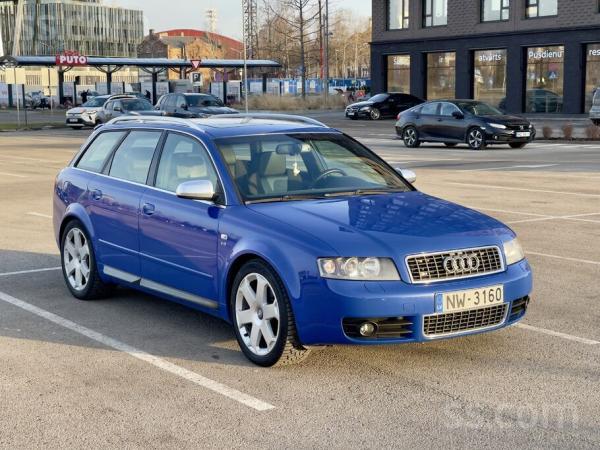 Zils Audi S4 2004 Rīga, ar dzinēja tilpumu 4.20 L un nobraukumu 250 tūkst. km par 8900 €, foto 1 vietnē AUTOMOTO.COM.LV