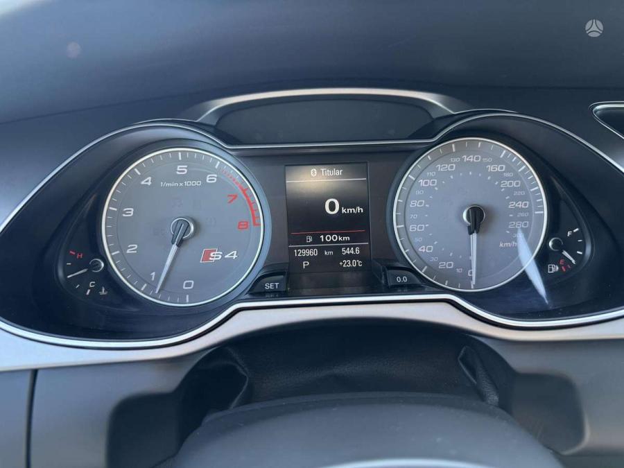 Grey Audi S4 2014 in Klaipeda, with an engine capacity of 3.00 L and mileage of 135 thousand km for 13600 €, photo 33 on AUTOMOTO.COM.LV