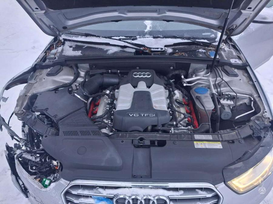 Grey Audi S4 2015 in Vilnius, with an engine capacity of 3.00 L and mileage of 78 thousand km for 9000 €, photo 5 on AUTOMOTO.COM.LV