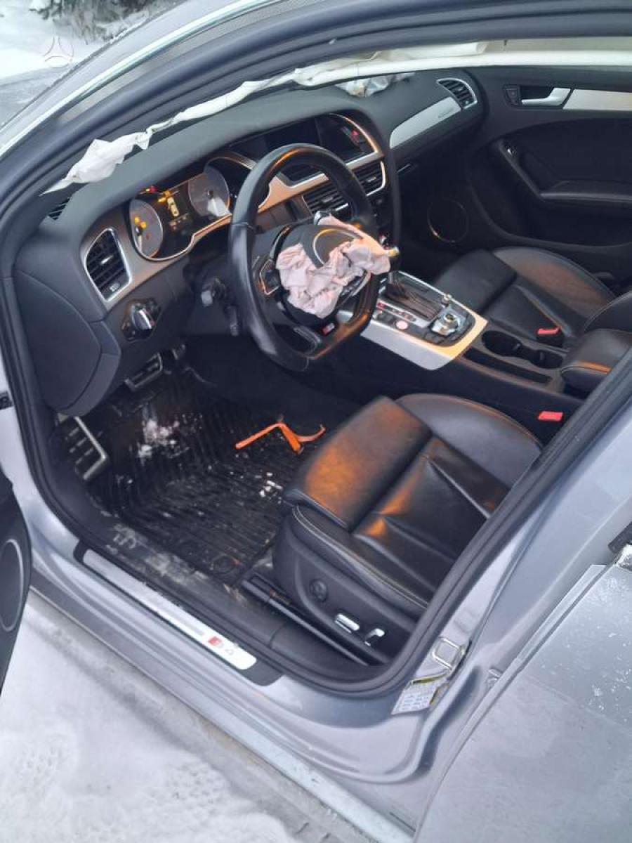 Grey Audi S4 2015 in Vilnius, with an engine capacity of 3.00 L and mileage of 78 thousand km for 9000 €, photo 10 on AUTOMOTO.COM.LV