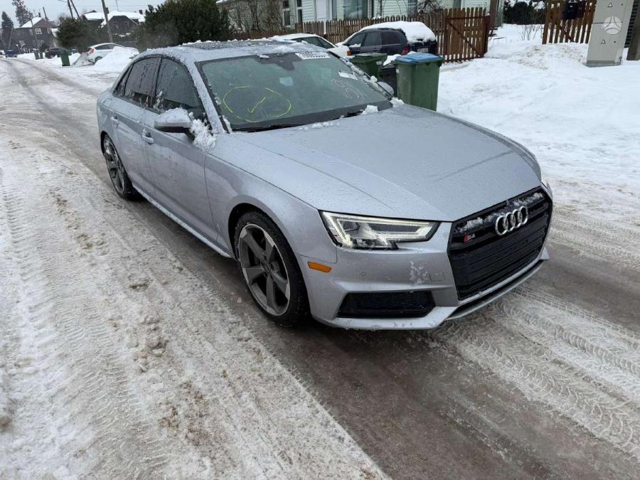 Pelēks Audi S4 2018 Kauņa, ar dzinēja tilpumu 3.00 L un nobraukumu 161 tūkst. km par 12999 €, foto 1 vietnē AUTOMOTO.COM.LV