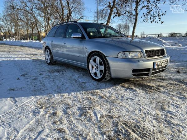 Pelēks Audi S4 1999 Šauļi, ar dzinēja tilpumu 2.70 L un nobraukumu 340 tūkst. km par 6500 €, foto 1 vietnē AUTOMOTO.COM.LV