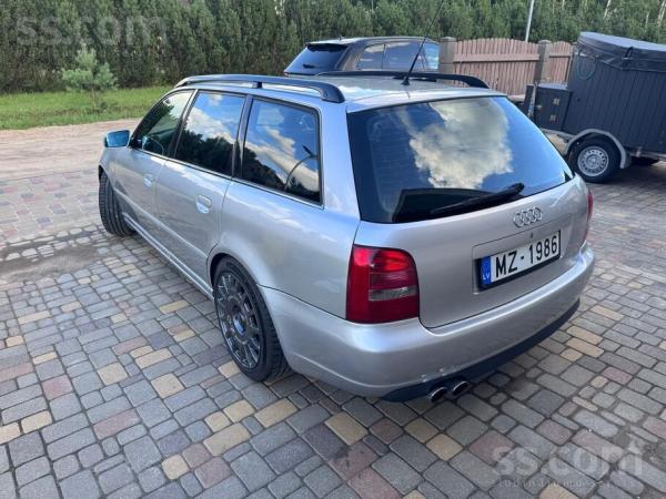 Grey Audi S4 2000 in Riga, with an engine capacity of 2.70 L and mileage of 220 thousand km for 8200 €, photo 9 on AUTOMOTO.COM.LV