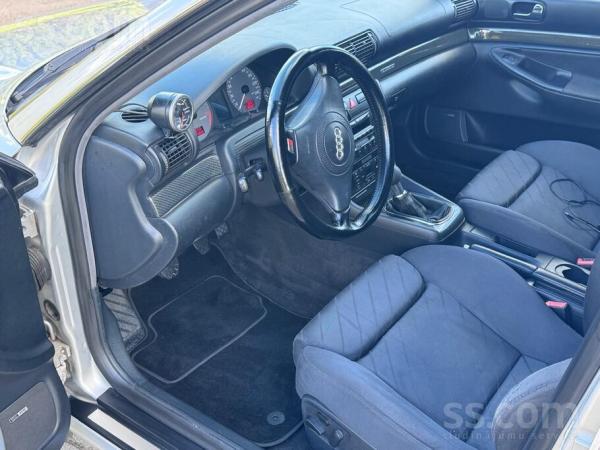 Grey Audi S4 2000 in Riga, with an engine capacity of 2.70 L and mileage of 220 thousand km for 8200 €, photo 11 on AUTOMOTO.COM.LV