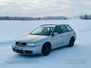 Pelēks Audi S4 2001 Tallina, ar dzinēja tilpumu 2.70 L un nobraukumu 390 tūkst. km par 6500 €, foto  vietnē AUTOMOTO.COM.LV