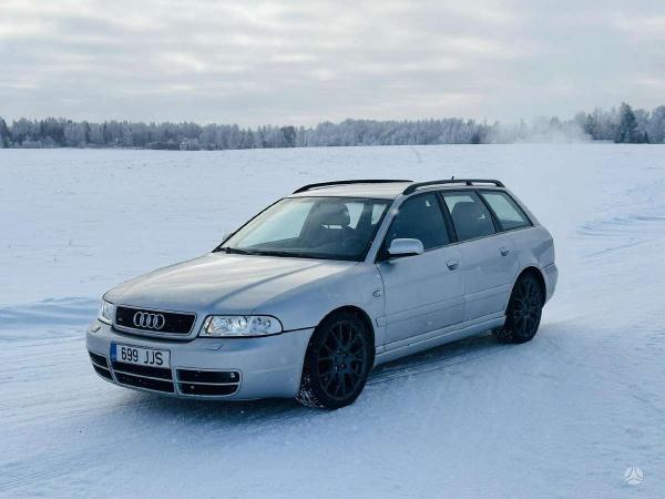 Grey Audi S4 2001 in Tallinn, with an engine capacity of 2.67 L and mileage of 390 thousand km for 6500 €, photo 1 on AUTOMOTO.COM.LV