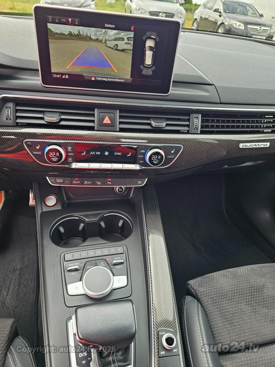 Pelēks Audi S4 2017 Tartu, ar dzinēja tilpumu 3.00 L un nobraukumu 199 tūkst. km par 19990 €, foto 16 vietnē AUTOMOTO.COM.LV