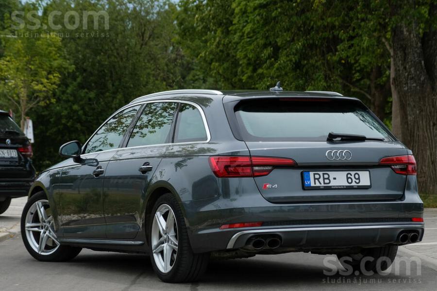 Grey Audi S4 2017 in Cesis, with an engine capacity of 3.00 L and mileage of 173 thousand km for 26990 €, photo 4 on AUTOMOTO.COM.LV