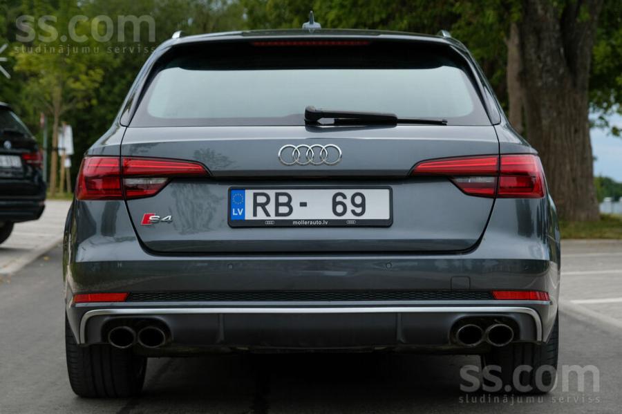 Grey Audi S4 2017 in Cesis, with an engine capacity of 3.00 L and mileage of 173 thousand km for 26990 €, photo 6 on AUTOMOTO.COM.LV