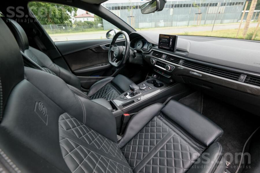 Grey Audi S4 2017 in Cesis, with an engine capacity of 3.00 L and mileage of 173 thousand km for 26990 €, photo 13 on AUTOMOTO.COM.LV