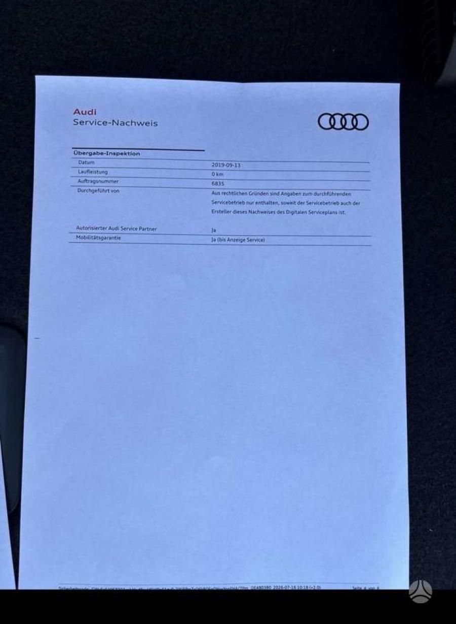 Grey Audi S4 2019 in Kaunas, with an engine capacity of 0.00 L and mileage of 100 thousand km for 13199 €, photo 28 on AUTOMOTO.COM.LV