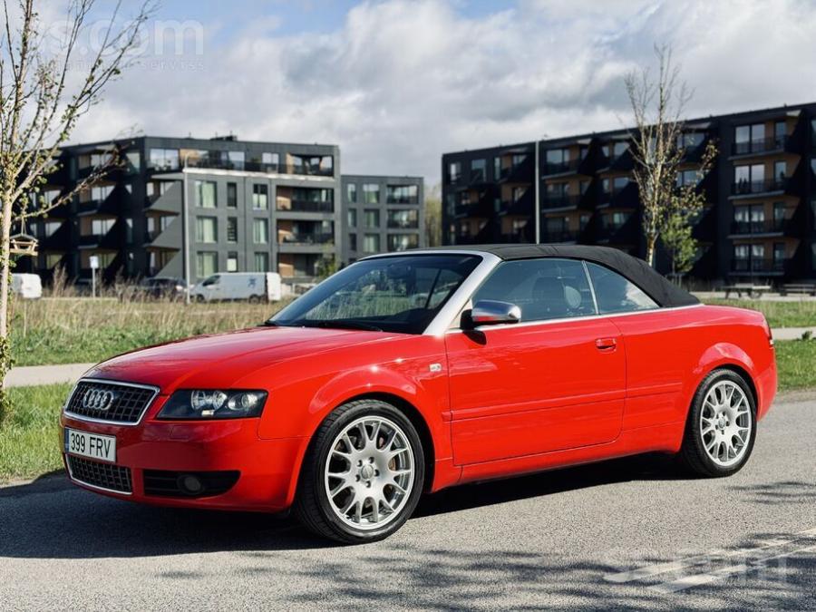 Red Audi S4 2004 in Tallinn, with an engine capacity of 4.20 L and mileage of 132 thousand km for 9900 €, photo 3 on AUTOMOTO.COM.LV