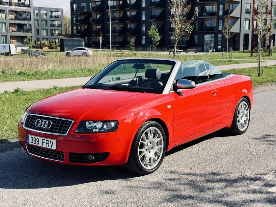 Red Audi S4 2004 in Tallinn, with an engine capacity of 4.20 L and mileage of 132 thousand km for 9900 €, photo 9 on AUTOMOTO.COM.LV