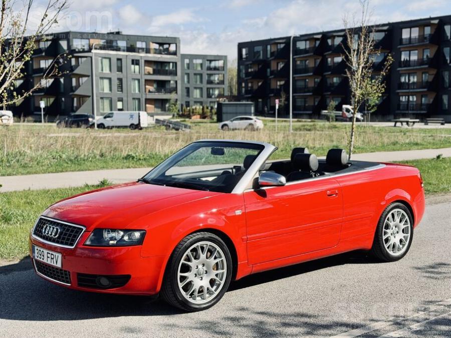 Red Audi S4 2004 in Tallinn, with an engine capacity of 4.20 L and mileage of 132 thousand km for 9900 €, photo 10 on AUTOMOTO.COM.LV
