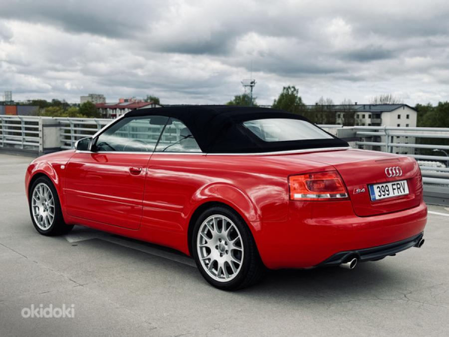 Red Audi S4 2004 in Tallinn, with an engine capacity of 4.20 L and mileage of 132 thousand km for 8999 €, photo 5 on AUTOMOTO.COM.LV