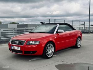 Red Audi S4 2004 in Tallinn, with an engine capacity of 4.20 L and mileage of 132 thousand km for 8999 €, photo 14 on AUTOMOTO.COM.LV