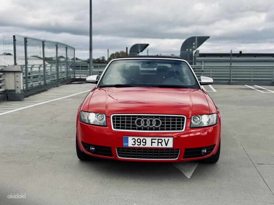 Red Audi S4 2004 in Tallinn, with an engine capacity of 4.20 L and mileage of 132 thousand km for 8999 €, photo 15 on AUTOMOTO.COM.LV