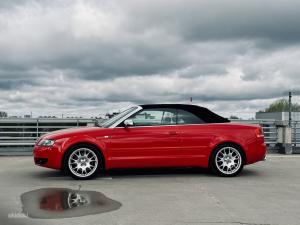 Red Audi S4 2004 in Tallinn, with an engine capacity of 4.20 L and mileage of 132 thousand km for 8999 €, photo 16 on AUTOMOTO.COM.LV