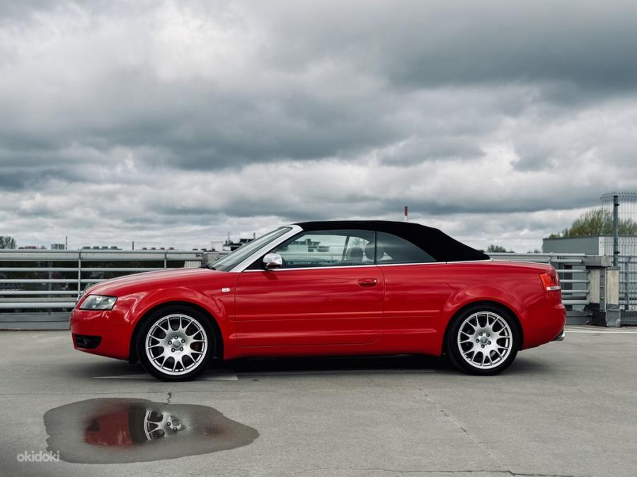 Red Audi S4 2004 in Tallinn, with an engine capacity of 4.20 L and mileage of 132 thousand km for 8999 €, photo 16 on AUTOMOTO.COM.LV