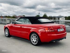 Red Audi S4 2004 in Tallinn, with an engine capacity of 4.20 L and mileage of 132 thousand km for 8999 €, photo 17 on AUTOMOTO.COM.LV