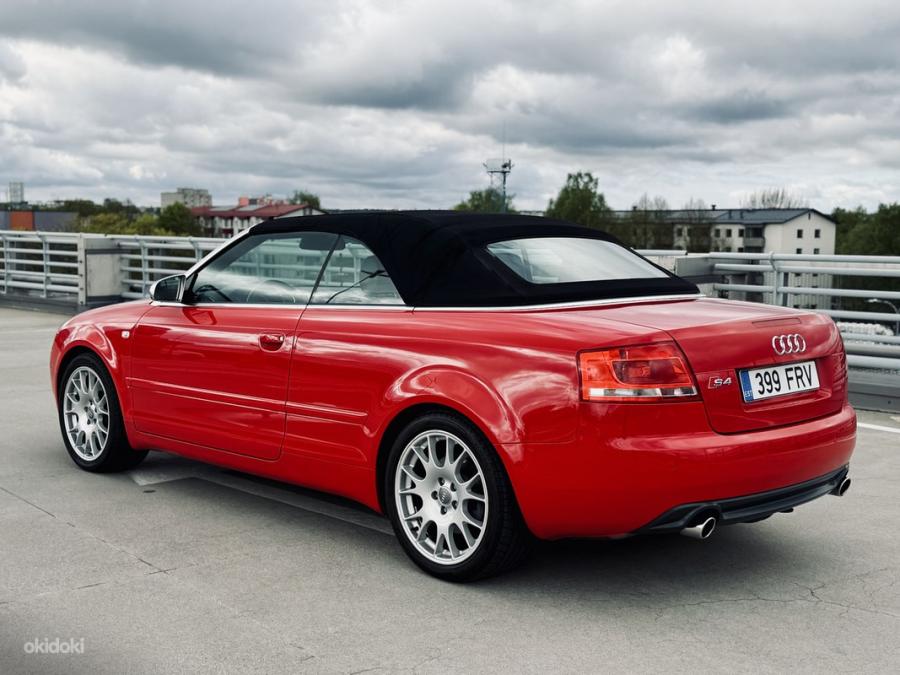 Red Audi S4 2004 in Tallinn, with an engine capacity of 4.20 L and mileage of 132 thousand km for 8999 €, photo 17 on AUTOMOTO.COM.LV
