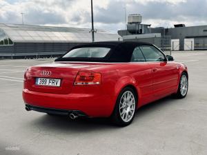 Red Audi S4 2004 in Tallinn, with an engine capacity of 4.20 L and mileage of 132 thousand km for 8999 €, photo 19 on AUTOMOTO.COM.LV